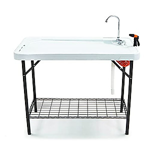 SEEK SKFT-48S Deluxe Cleaning Table, Large, White