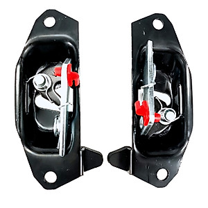 Left Right Tailgate Latch Lever for 1999-2007 Chevy/Chevrolet Silverado 1500 2500 3500 &HD series, Avalanche 1500 2500 3500 &GMC Sierra 1500 2500 3500 &Cadillac Escalade Ext, Replace 15921948 15921949