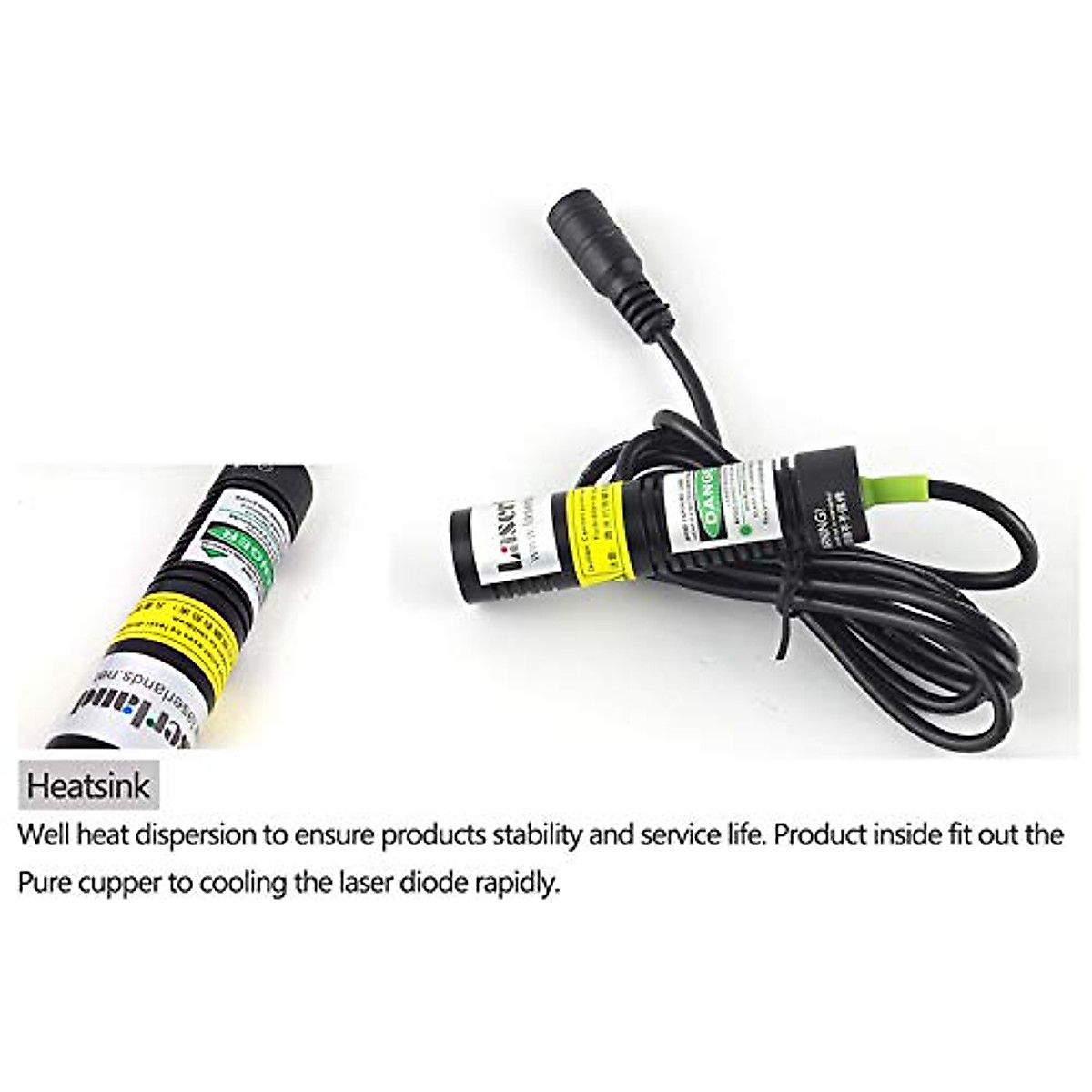 532nm Green Laser Line Module Generator Projector for Sawmill Woodworks Alignment Laser Swamp Haunted house Laser Pond 5mW