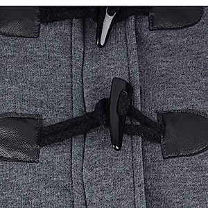 luwita Chamarras Para Mujer Women's Winter Jackets Coats Thick Lined Warm Overcoat Long Sleeve Hooded Puffer Down Zip Up Button Overcoat Fur Coats For Women