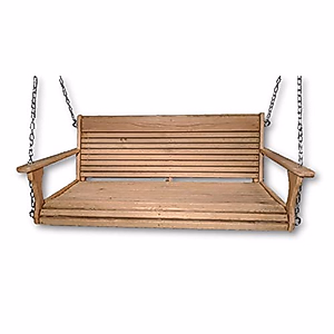 Wood Tree Swings-Cypress Porch Swing/Wood Porch Swing/USA Made/Wooden Swing