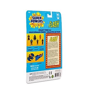 McFarlane Toys, DC Multiverse, 5-inch DC Rebirth Super Powers The Flash Action Figure with 5 Points of articulations, Collectible DC Retro 1980’s Super Powers Line Figure – Ages 12+