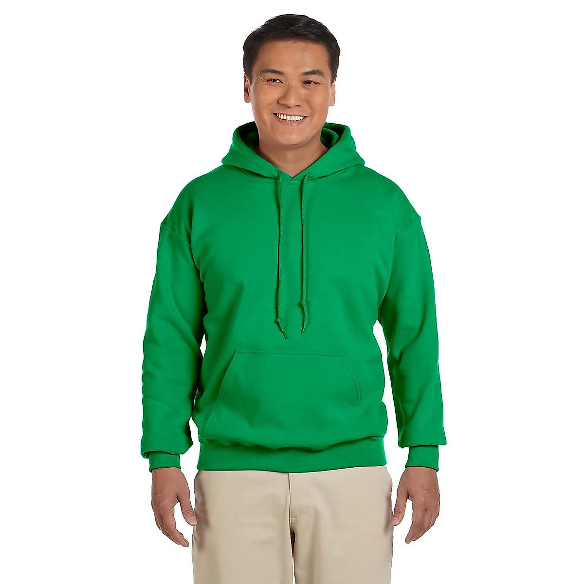 Gildan Men's Pouch Pocket Hooded Sweatshirt, Irish Green, 2XL