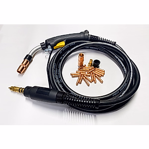 Mig Gun Replacement For Bernard BTB 200 Amp Q20 15ft Miller Connector Centerfire Parts (Mig Gun With .035" Kit)