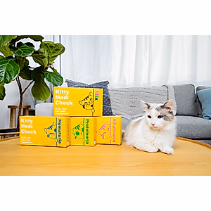 PETJOA Kitty-Medi-Check Cat Urine Health Test Kit, Easy Monitoring at Home,100% Eco-Friendly - Mix 3 Combo Pack (Alkalinuria, Proteinuria, Hematuria)-210g/7.4oz 100% Biodegradable.