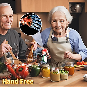 Zoiwdur Jar Opener, Multi Jar Opener for Weak Hands, Stainless Steel Jar Lid Opener, Beer Bottle Opener for Arthritic Hands, Seniors with Arthritis