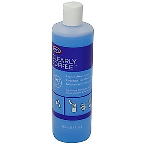 Urnex Clearly Coffee Pot Cleaner 14 Ounce (Made in the USA) French Press Liquid Cleaner for Glass Bowls Airpots Satellite Brewers and Thermal Servers Removes Coffee Oils
