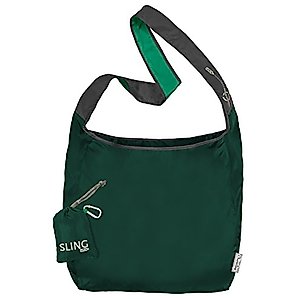 ChicoBag rePETe Crossbody Sling with Carabiner Clip | Recycled Crossbody Bag | Eco Friendly | Green Coral