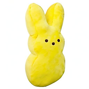 Just Born Peeps Plush 15-Inch Bunny | Easter (Yellow) 6wide*8long*15tall inch