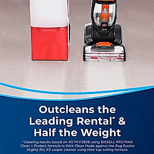 BISSELL ProHeat 2X Revolution Pet Full Size Upright Carpet Cleaner, 1548F, Orange