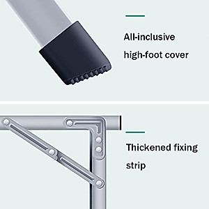 BNNP Foldable Clothes Drying Rack Stainless Steel Folding Drying Rack Floor-Standing Single-Pole Drying Rack Indoor and Outdoor Balcony Telescopic Drying Rack (Color : A)