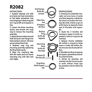Westbrass R2082-07 3-1/2" Extra-Deep Collar Kitchen Sink Waste Disposal Flange & Stopper, Satin Nickel