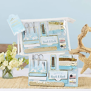 Wedding Day Emergency Kit for Bride, Beach Party Wedding Survival Kit, Bridal Shower Gift Set with Cosmetic Bag, Gift for The Bride, Bridesmaid Gifts