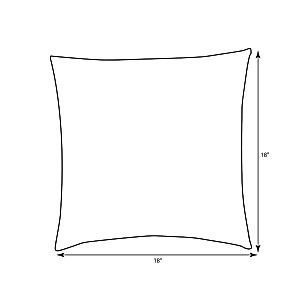 Pillow Perfect Indoor Appliqué Harvest Pumpkins Throw Pillow, 18” x 18”, Natural