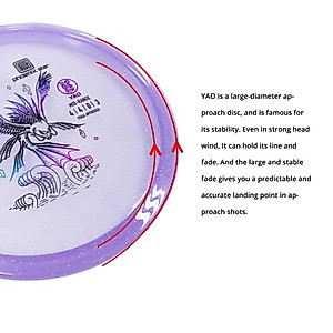 Yikun PDGA Approved Mid Range Disc Golf 165-175g|Overstable Mid-Range Discs Golf for Outdoor Games and Competition[Dics Shade Color May Vary]