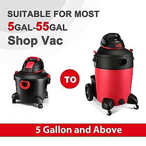 Shop-Vac 6 Gallon 3.0 Peak HP Wet Dry Vacuum+ 90585 Foam Sleeve Filter