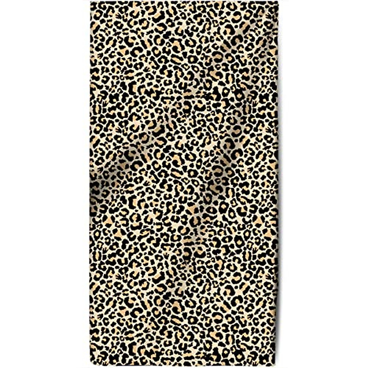 SHUIHAN Leopard Beach Towels for Adults Leopard Towels Panther Cheetah Print Beach Towel Swim Towels Oversized Beach Blanket