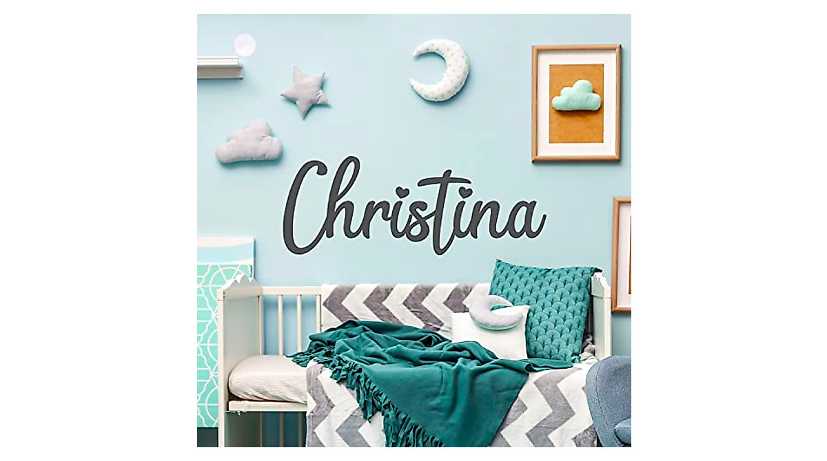 People People Custom Wall Vinyl Sticker - 6 Fonts & 18 Colors