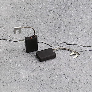 Micro Traders 2 Pairs of Angle Grinder Carbon Brushes 22x16x6.3mm 1607014103 Compatible with Bosch Winkelschleifer PWS1800 Power Tool Replacement Accessories