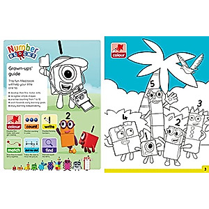 Numberblocks Colouring Fun: A Colouring Activity Book