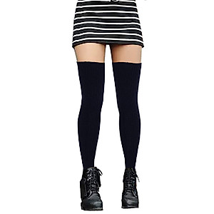 SUMONA 6 pairs Women Wool Cable Knit Knee High/Thigh High/Crew Winter Boot Socks 9-11 (6 Pairs Over Knee High, 9-11)