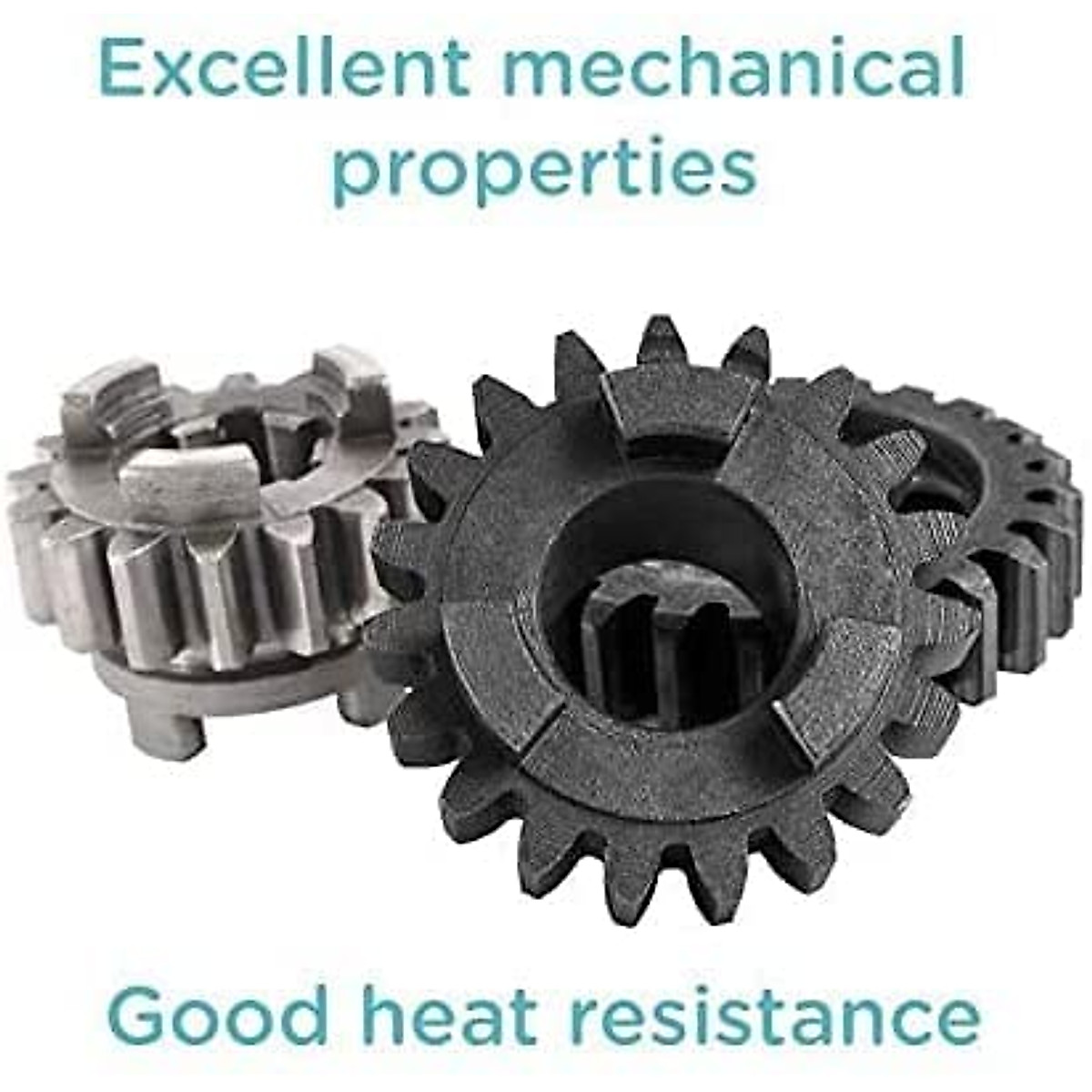 Polymaker Tough PC Filament 1.75mm, Black Polycarbonate Filament 1.75mm 750g Cardboard Spool - PolyMax PC Filament 3D Printer Polycarbonate Filament PC, Tough & High Heat Resistant Black PC Filament