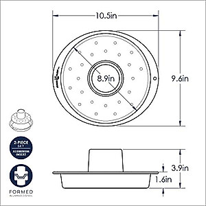 Nordic Ware 365 Indoor/Outdoor Beer Can Marinade Chicken Roaster, 11 by 3 inches, Brown
