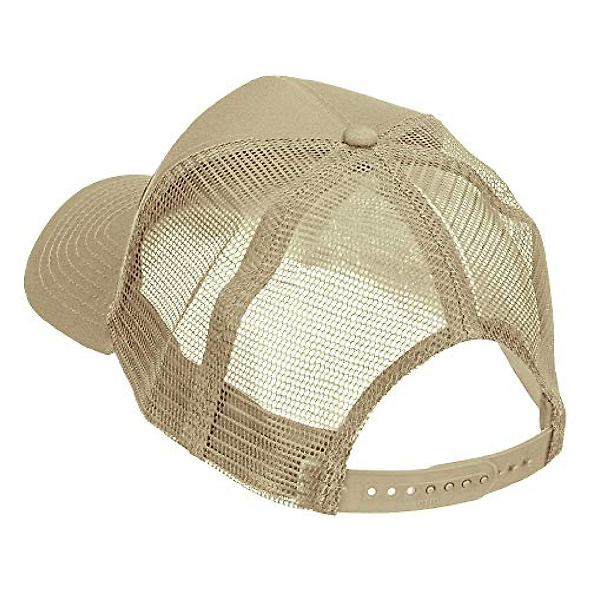 e4Hats.com US Air Force Retired Military Patched Mesh Cap - Khaki OSFM