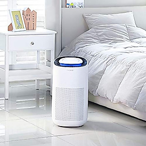 Cuckoo CAC-J1510FW 3-in-1 Air Purifier with H13 True Hepa Filter, UVC- Light, Remove Airborne Particles, Medium to Large Rooms, White