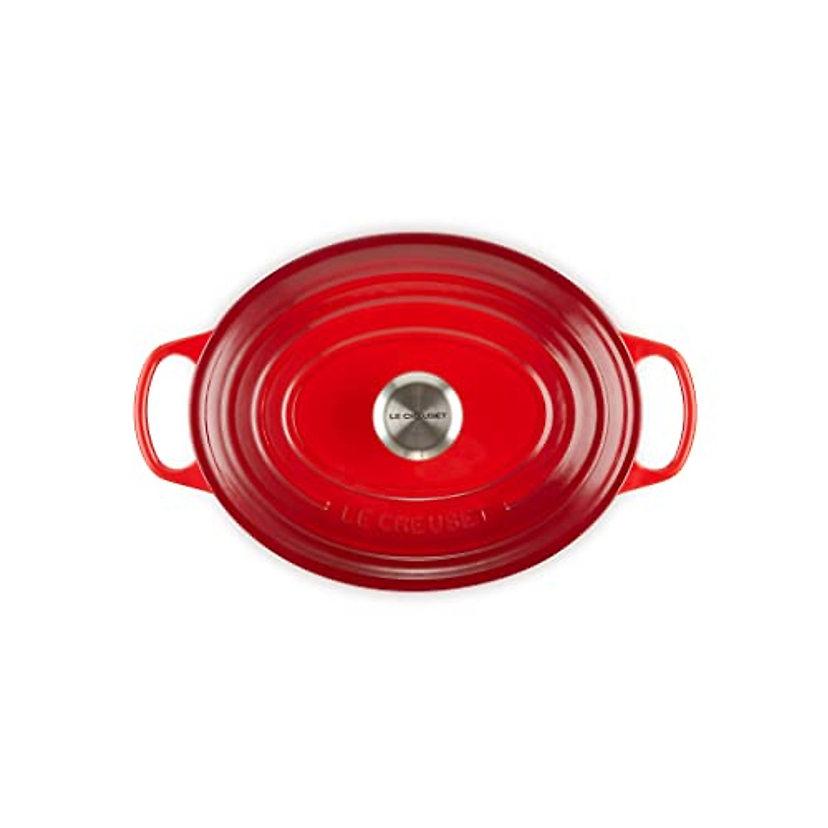 Le Creuset Enameled Cast Iron Signature Oval Dutch Oven, 5 qt. , Cerise