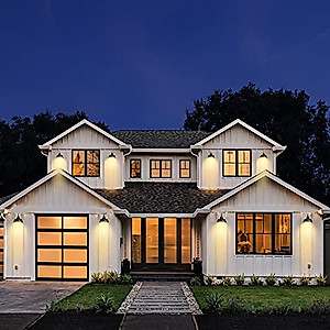 CINOTON Dusk to Dawn Outdoor Wall Sconces, Matte Black Outdoor Farmhouse Barn Light, IP65 Waterproof Porch Light Wall Mount, Anti-Rust Exterior Wall Lighting Fixture for House, Entryway, Garage 2-Pack