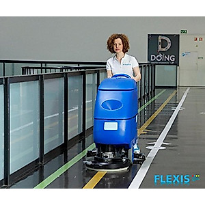 FLEXIS KGS Floor Cleaning & polishing Pads 11 inch grit 400 - red (2 Pack)