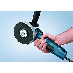 BOSCH 4-1/2 Inch Angle Grinder GWS8-45 with BOSCH DB4542S 4-1/2-Inch Turbo Rim Diamond Blade, Silver