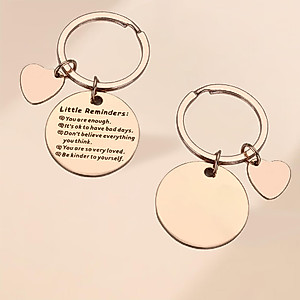 Inspirational Keychain for Women, Motivational Gifts, Positive Affirmation Keyring, Uplifting Positive Gifts, Inspirational Gifts for Women with Encouraging Quotes