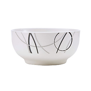 Studio Nova Porcelain 18-Piece Dinnerware Set, Service For 6, Circles