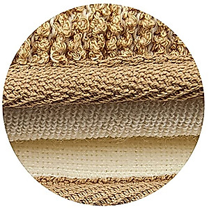 Eurow Beauty Cleaning and Cleansing Exfoliating Bamboo Bath Sponge, 3 Pack