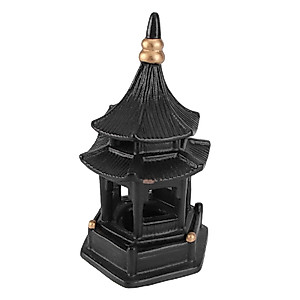 VALICLUD Zen Garden Decor Pagoda Lantern Meditation Tabletop Ornaments Pavilion Aquarium Decoration
