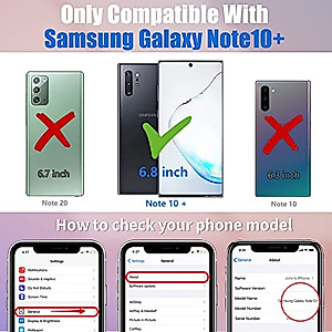 Toycamp for Note 10 Plus Case, Cute Funny Skull Skeleton Design for Women Girls Boys Teens for Galaxy Note 10 Plus Cases, Cute Cartoon Face Print Cover for Samsung Note 10 Plus Case 5G