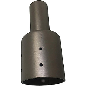 Light Pole Adapter for 3-inch Round Pole, Top Pole Tenon with 2 3/8" Slip Fit Mount, Round Pole Bracket Tenon Adapter for Led Parking Lot Lights Led Shoebox Led Area Light (1 Pack)