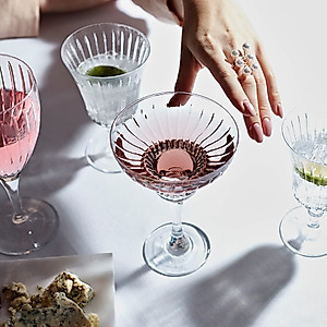 GRACE ERA Margarita Glasses Set Cocktail Glasses for Bar, Frozen Margaritas, Martini, Mixing Cocktails, Gin and Tonic glasses, Set of 2-10oz (Set of 2)