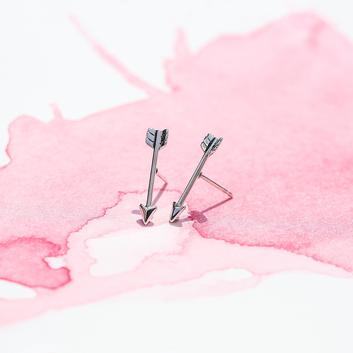 Boma Jewelry Sterling Silver Arrow Stud Earrings