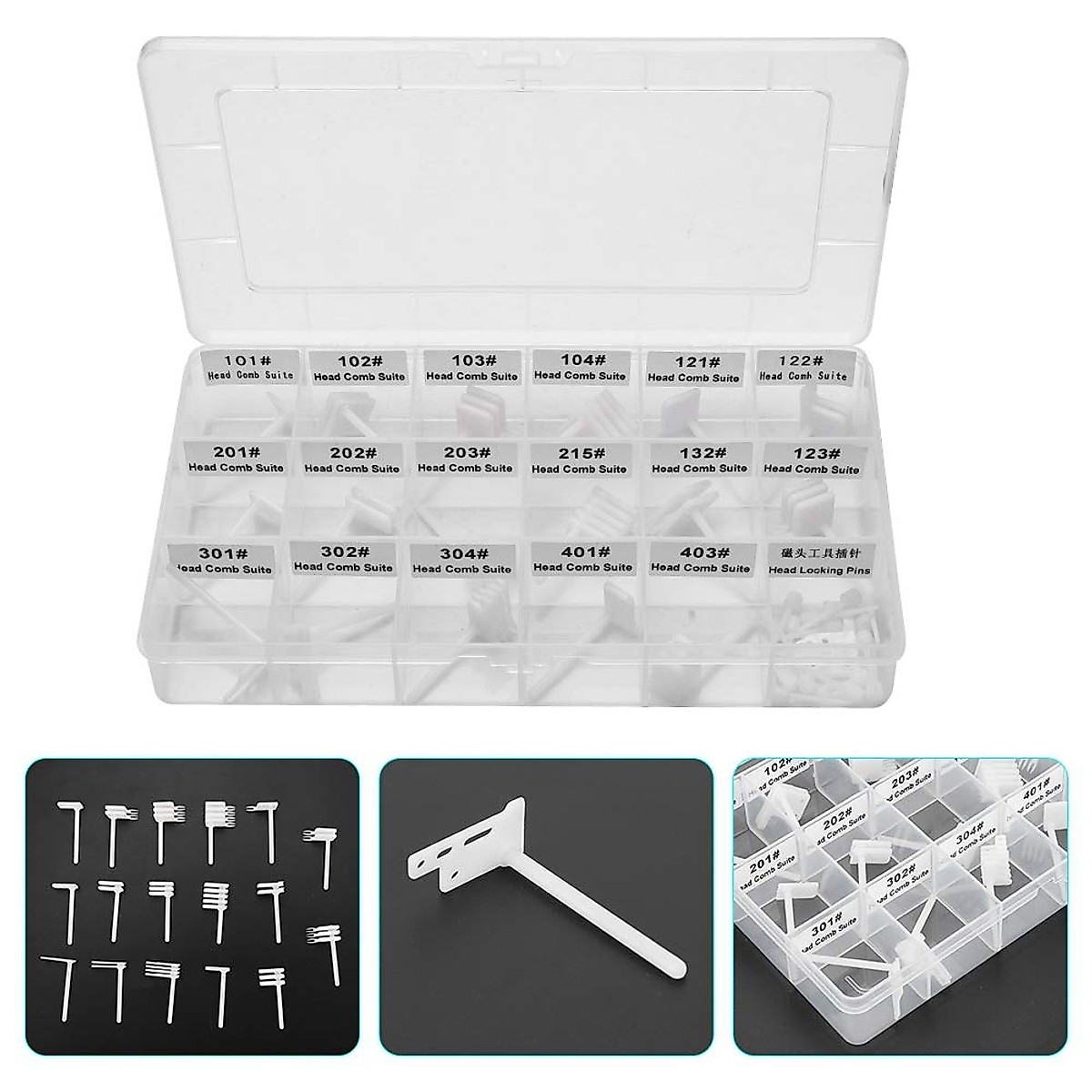 Zyyini 50pcs Hard Drive Opening Head Replacement Tool Hard Disk Magnetic Head Changing Replacement Tool for SAS and SCSI of 2.5 and 3.5 Inches