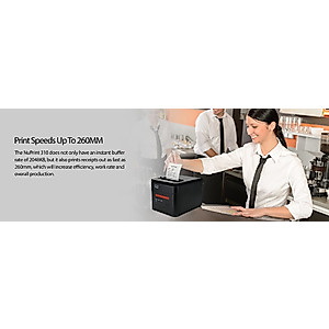 Adesso NuPrint 210-2" Thermal Receipt Printer, Black