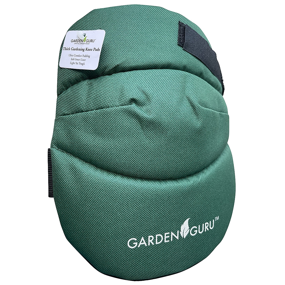 Garden Guru Cushioned Gardening Knee Pads with Adjustable Straps - Soft Inner Liner, Ultra Comfort Padding, Garden Kneelers for Yard Work, Cleaning, Household Chores, Roofing, and More