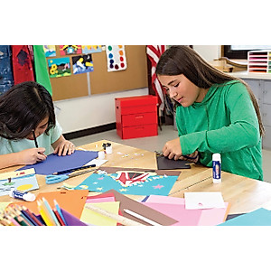 Tru-Ray® Heavyweight Construction Paper Pad, 5 Assorted Hot Colors, 9" x 12", 40 Sheets