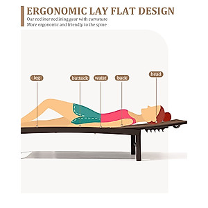 VredHom Patio Aluminum Chaise Lounge Chair, Set of 2 Outdoor Recliner Lounge Chair Sun Loungers, All Weather Chaise with 5 Adjustable Backrest and Lay Flat Positions for Garden, Balcony, Pool