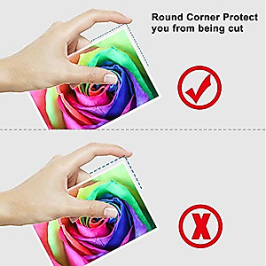 Inkuway 60 Pack Thermal Laminating Sheets Letter Size 9x11.5 for Sealed 8.5x11 Documents 4mil Thickness (9"x11.5x60)