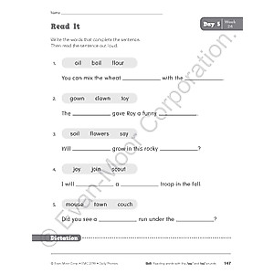 Evan-Moor Daily Phonics, Grade 3, Homeschooling & Classroom Resource Workbook. Phonemic Awareness, Decoding, Word-Study, Teaching Editions, Reproducible Worksheets