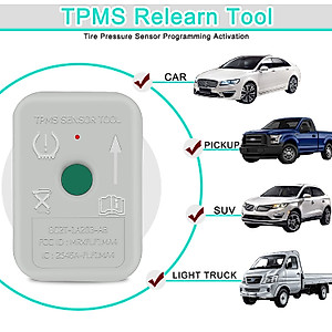 JDIAG TPMS Sensor Tool, TPMS Relearn Tool for F150 Auto TPMS Reset Sensor Programming Training Tools Tire Pressure Monitoring System (TPMS-19 / 8C2Z-1A203-A)