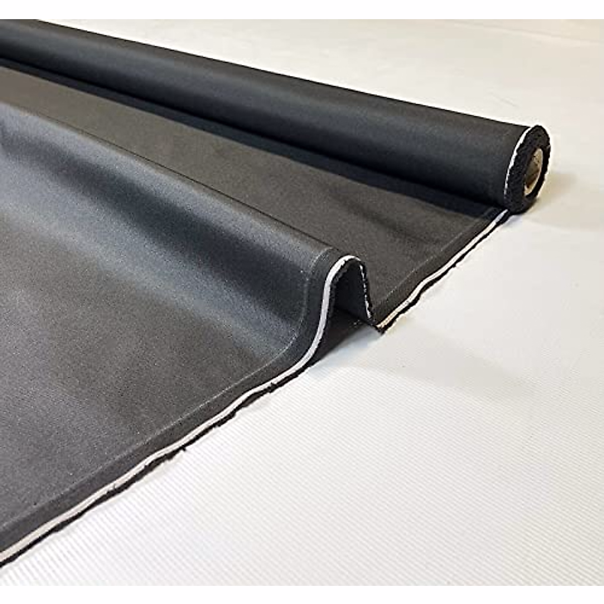 USA Fabric Store Black Ballistic 1680D Nylon Fabric 60 Inches Wide Cordura Water Repellent Coated DWR, By the yard